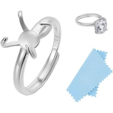 1Pc 17mm Adjustable Knuckle Rings Open Mouth Finger Rings Jewelry ...