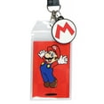 Nintendo Super Mario Lanyard ID Badge Holder Neck Lanyard w/ Rubber ...
