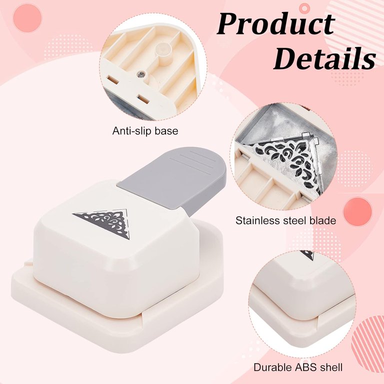Scrapbook Supplies Large Triangular Flower Corner Punch - Lever Action ...