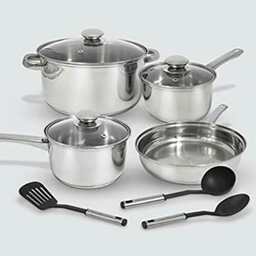 Maxam 17 Piece Stainless Steel Cookware Set - Walmart.com