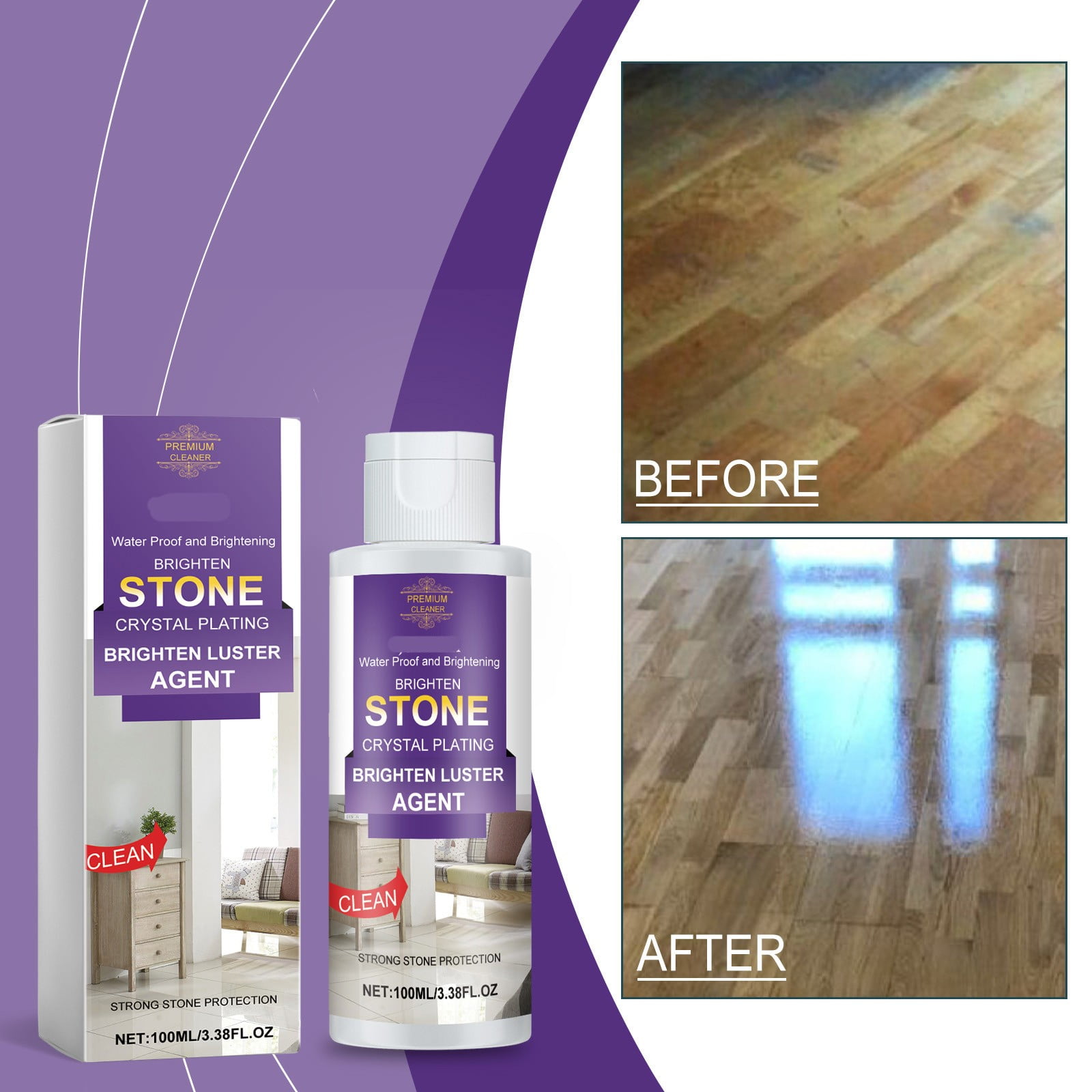 Click here for Peorpel Floor Surface Cleaner For Tile And Wood  E... prices
