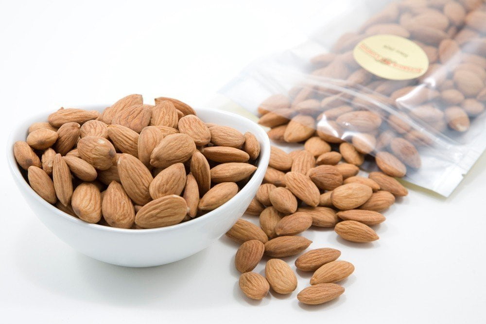 Natural "Raw" Almonds 1 Pound Bag - Walmart.com