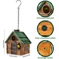 Bird House for Outside, Resin Bluebird Outdoors Finches, Cardinals and ...