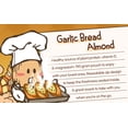 HBAF Garlic Bread Almonds, Savory Crouton Flavor, Crunchy Snack, 190 ...