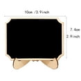 sunsanly 10Pcs Mini Chalkboard Sign with Stand Wooden Desktop ...