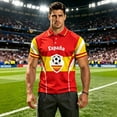 Mens Work Shirt Fans official National Team Blend Sports Enthusiast ...