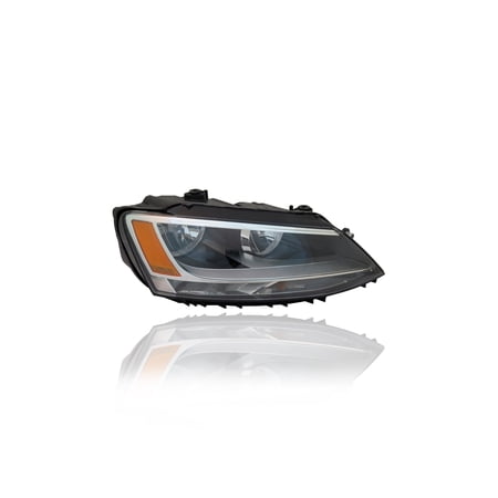 Headlight Assembly - Cooling Direct Fit/For 11-14 Volkwagen VW Jetta ...