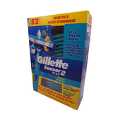 Gillette Sensor2 Plus Disposable Razors, 52 Count, Twin Blades ...