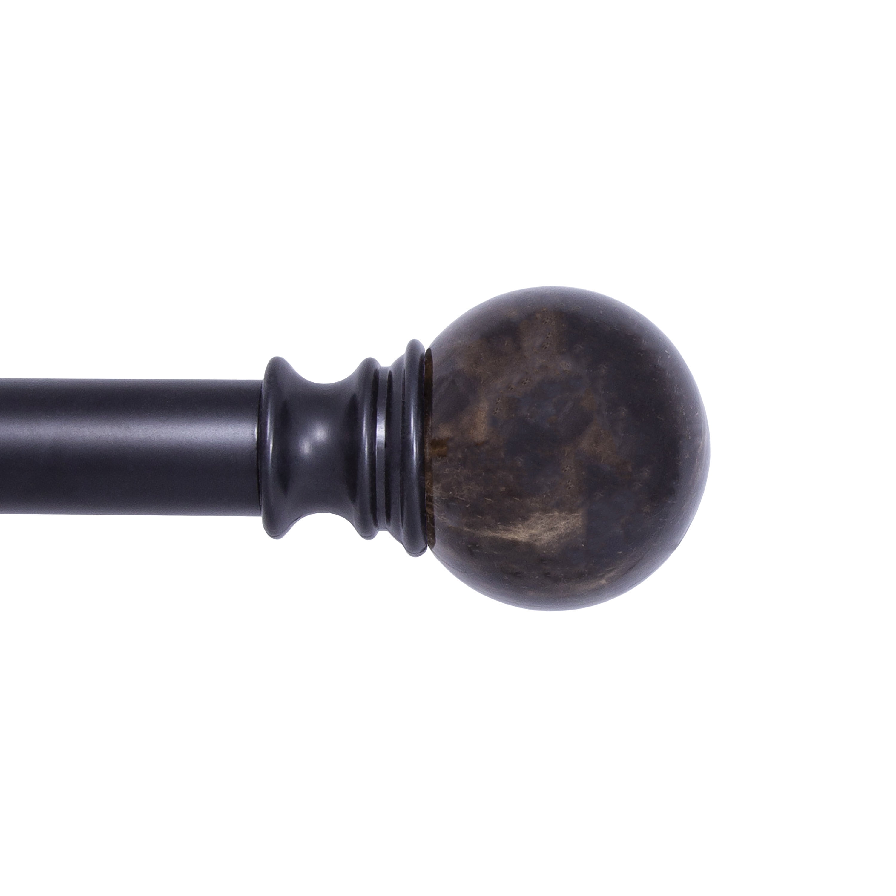 Kenney® Marble Ball 1" Value Decorative Window Curtain Rod, 30-84 ...