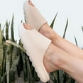 Lavra Womens Cushion Cloud Slides Beach Pillow Sandals