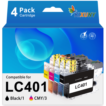Brother Genuine LC401 Standard Yield 3-Pack Color Printer Ink ...