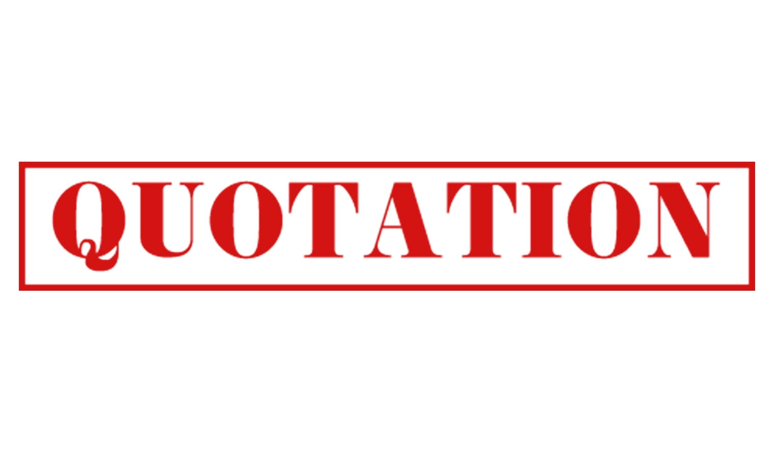 Printtoo Quotation Self Inking Rubber Stamp Pre-Inked Office Stamp ...