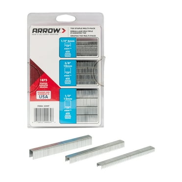 Arrow Fastener 7510S 5/8" T75 Staples 1000 Per Pack - Walmart.com
