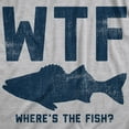 WTF Wheres The Fish Unisex Hoodie Funny Fishing Acronym Fishermen Joke ...