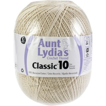 15 Pack: Aunt Lydia's® Classic™ Cotton Crochet Thread - Walmart.com