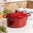 Lodge 5.5 Quart Cardinal Enamel Cast Iron Dutch Oven - Walmart.com
