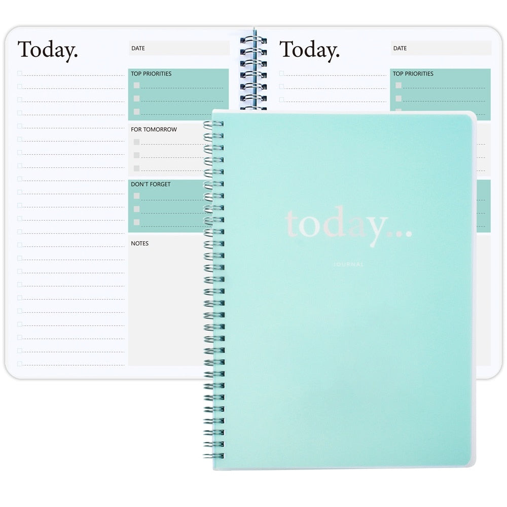 2022 A5 Daily Weekly Planner Agenda Notebook Weekly Goals Habit ...