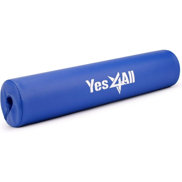 Yes4All PVC Bar Pad, Ideal for Squats, Hip Thrusts, Blue, Single ...