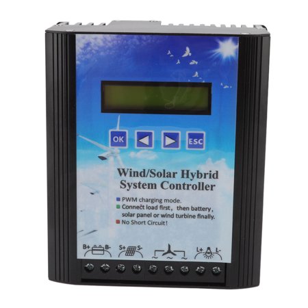Wind Solar Controller, LCD Display Renewable Energy Controller ...