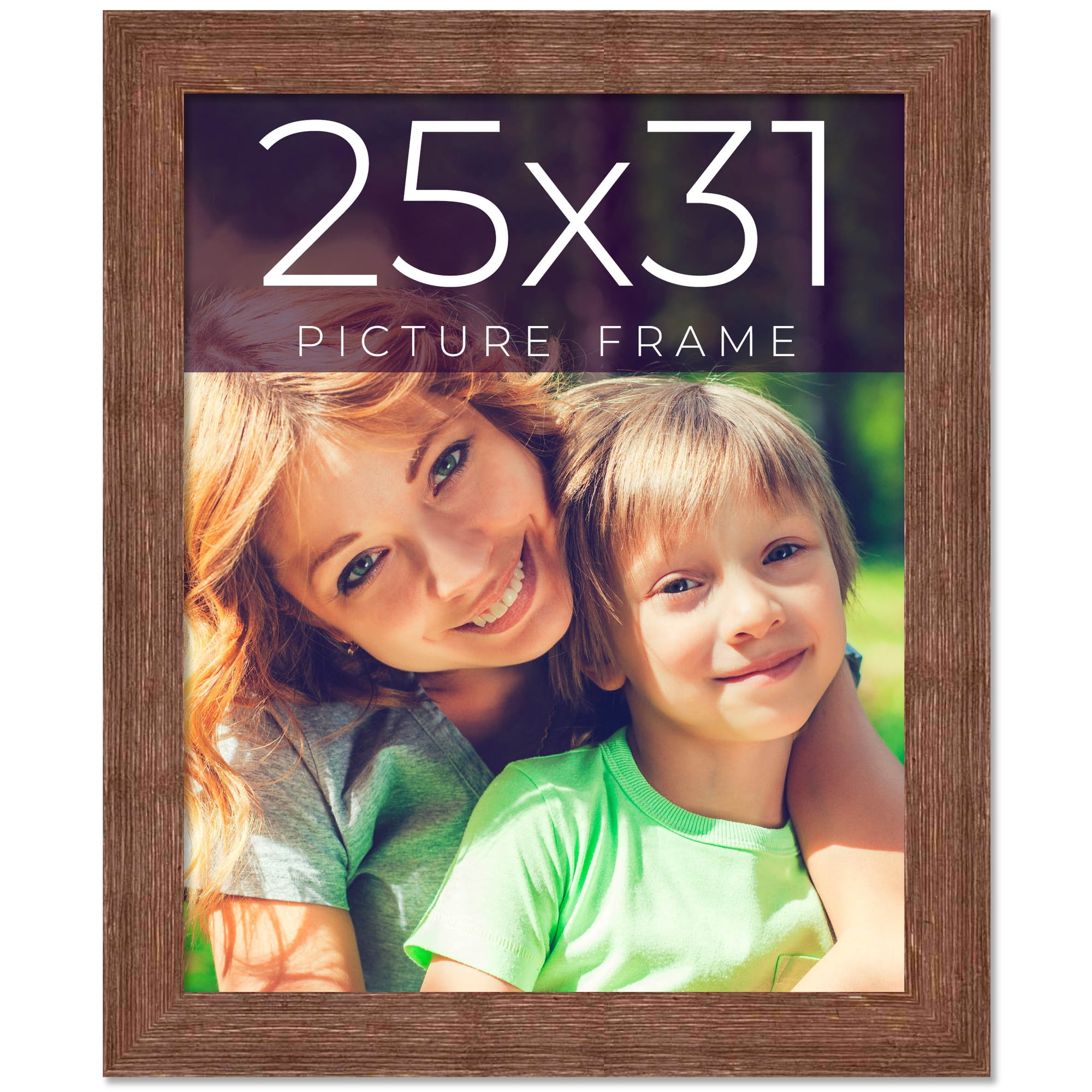 10x12 Walnut Brown Veneer Real Wood Picture Frame Width, 60% OFF