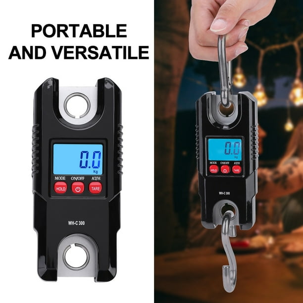 Digital Scale,Weiheng WH-C 300kg Portable Scale Electric Fishing Scale ...