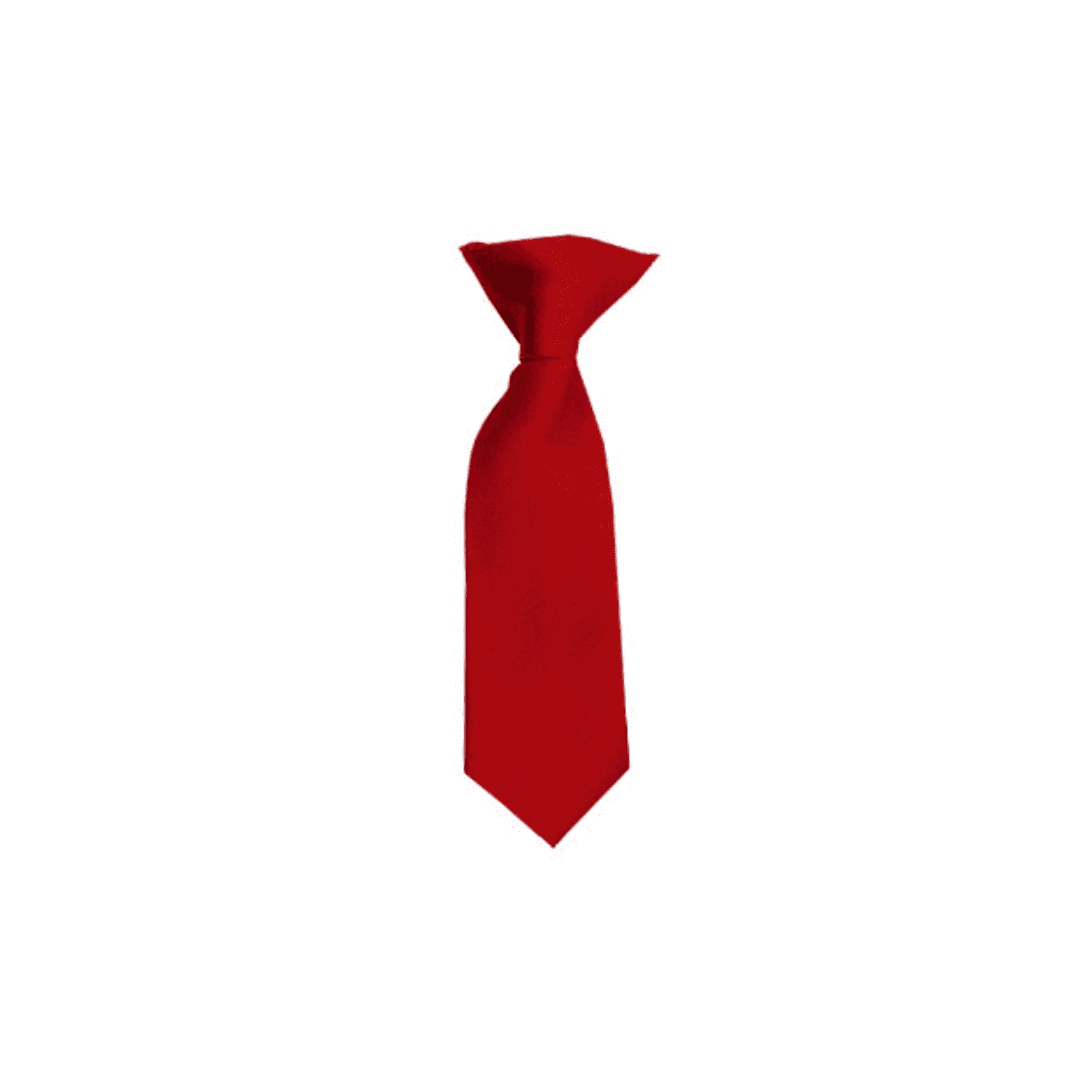 Solid Crimson Boy's 8" Clip On Tie Age for 0 to 2 Years Old - Walmart.com