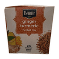 Benner Tea. Ginger, Turmeric. 20 Individually wrapped Teabags NET WT 1. ...