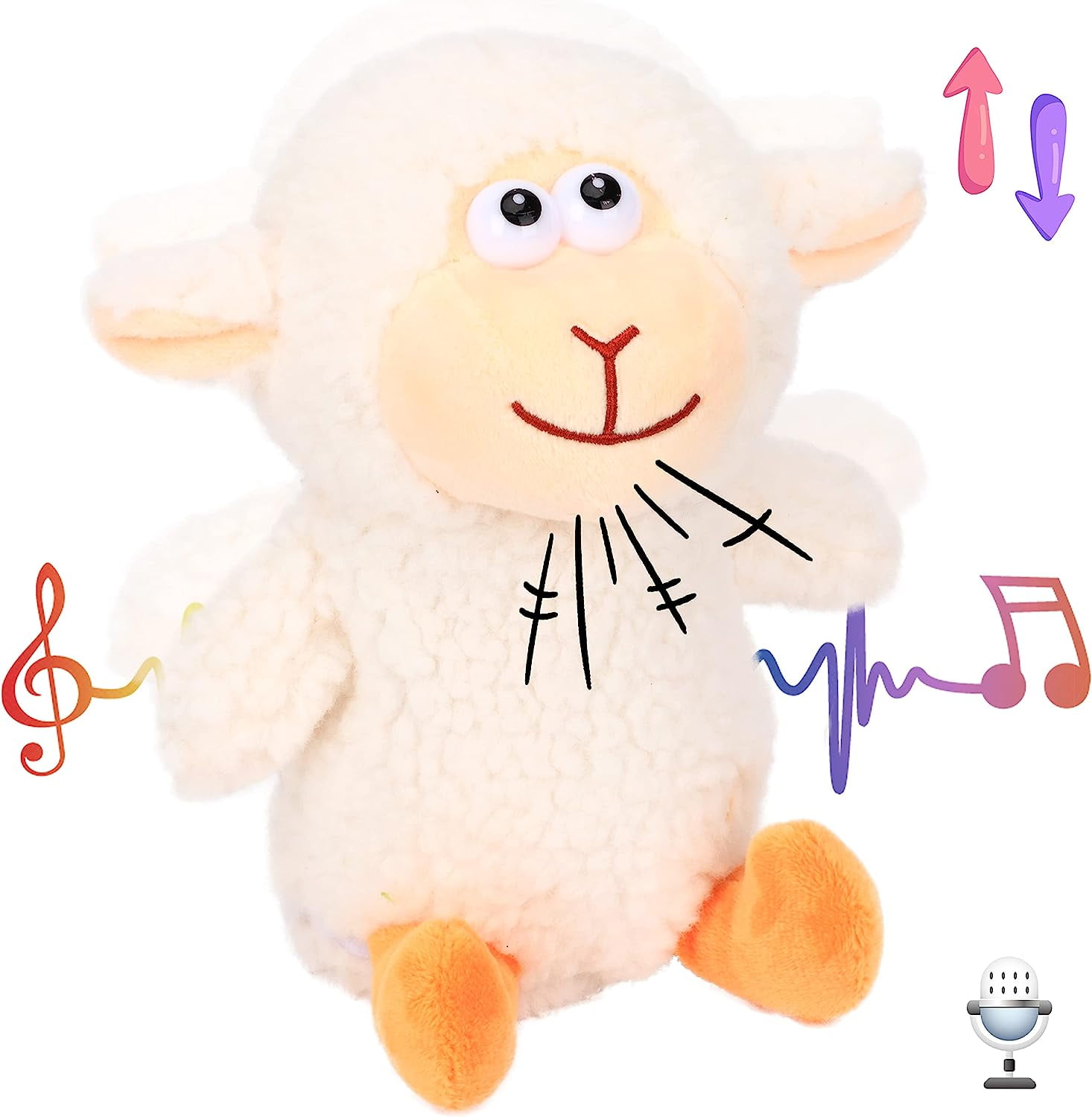 Talking Pig Repeats What You Say Piggy Nodding Electric Interactive Toy ...