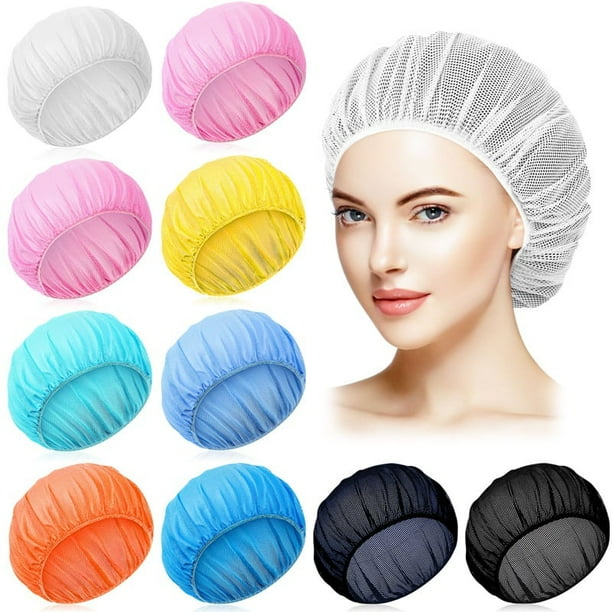 JUNWELLCA 10pcs Hair Nets for Women Mesh Hair Net for Sleep Sleep ...
