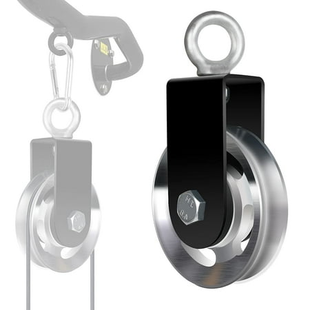 Lifting Pulley, Cable Pulley 90mm with U Mounting Support Roller ...