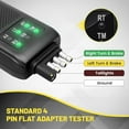 7 Pin Trailer Plug Tester & 4 Pin Trailer Tester with Double-Sided LED ...