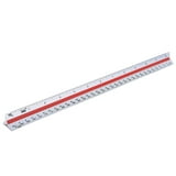 Mr. Pen 12-inch Triangular Architectural Aluminum Scale Ruler, Color ...