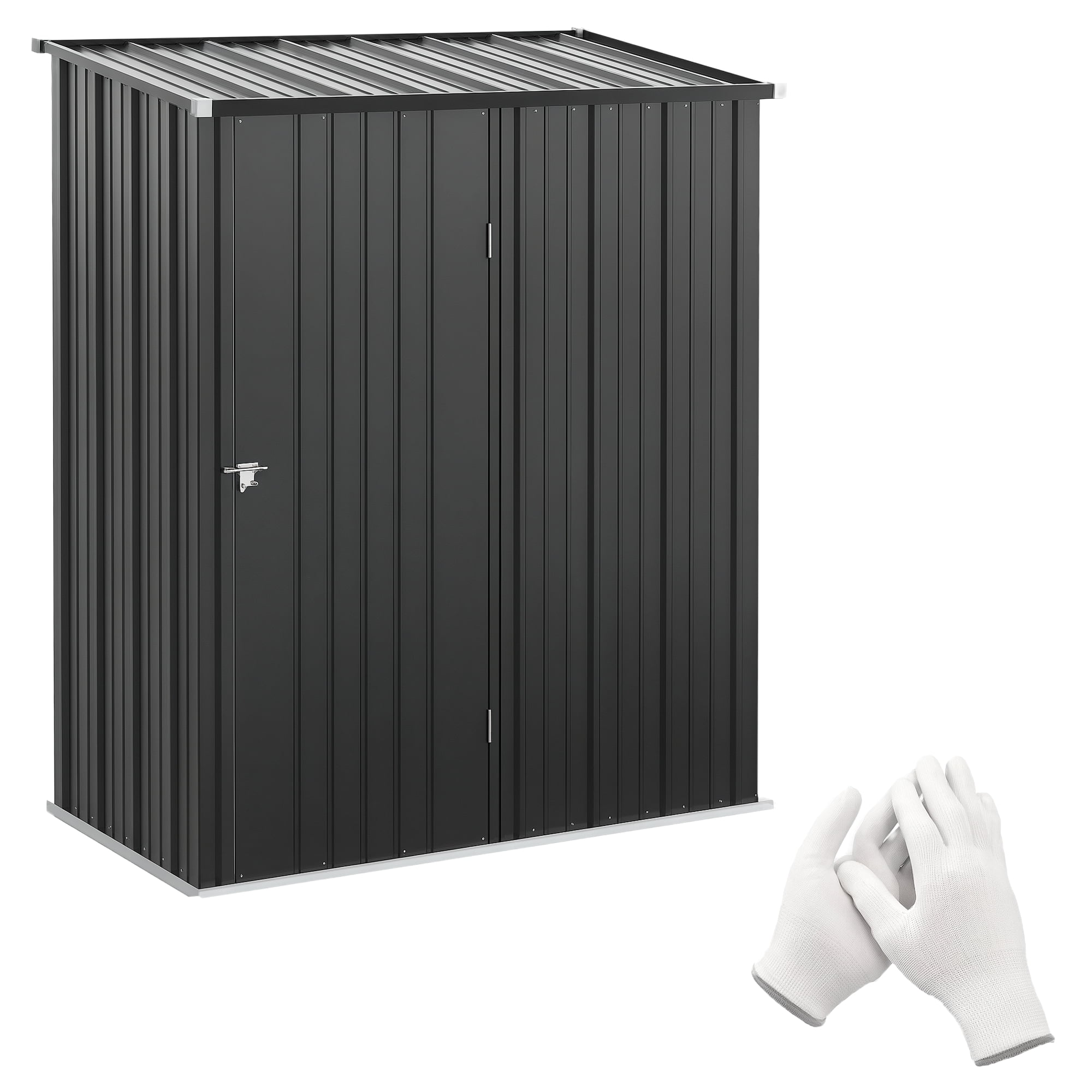 Click here for Outsunny 5x3 Outdoor Storage Shed W/ Single Door... prices