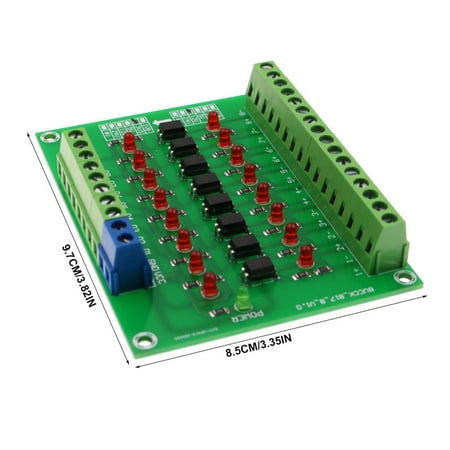 Copper Plate Optocoupler Isolation Module Professional 8 Channel ...