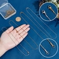 1 Set 10Pcs 2 Colors 0.9MM 304 Stainless Steel Snake Chain Necklaces ...