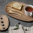 Windfall Natural Acacia Wood Tray, Wooden Cheese Plate, For Serving ...