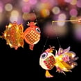 Dserhfy Chinese Lucky Fish Lantern Handmade Paper Lantern with LED ...