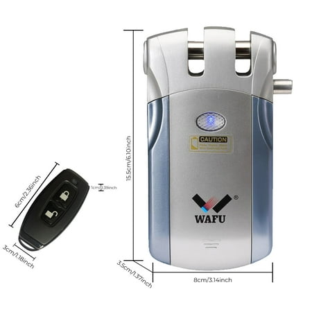 Wireless Smart Remote Control Electronic Lock Keyless Entry Door Lock ...