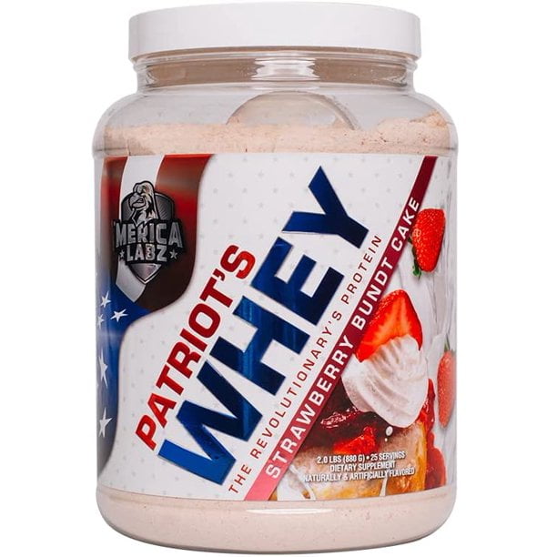 Merica Labz Patriot's Whey, The Revolutionary's Protein, 25G Protein ...
