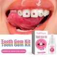 HYLLai Tooth Gem Kit, DIY Shiny Teeth Crystal Set 20 Pieces, Resin ...