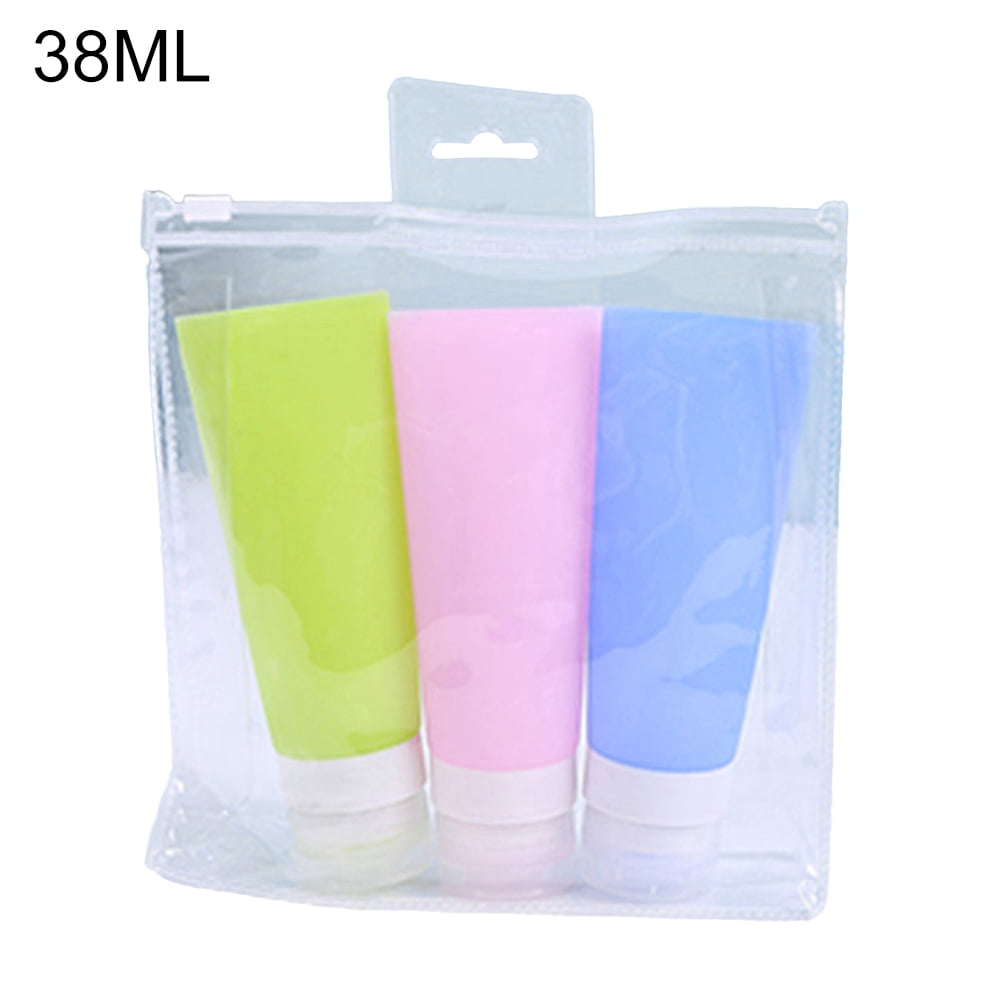 3Pcs 38/60/80ml Travel Bottles for Toiletries, Silicone Travel Size ...