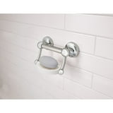 Delta 9 in. L Polished Chrome Stainless Steel Soap Dish with Assist Bar ...