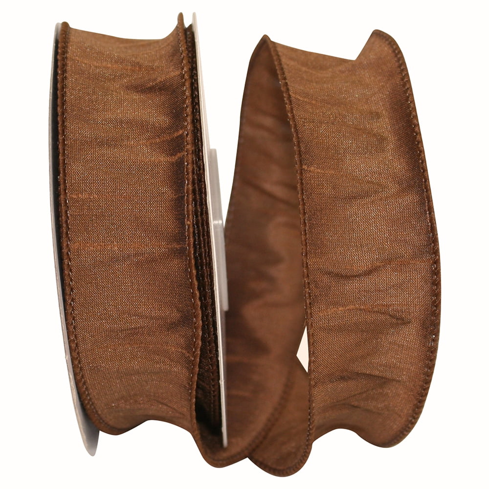 Reliant Ribbon - 92975W-092-09F, Dupioni Supreme Wired Edge Ribbon ...