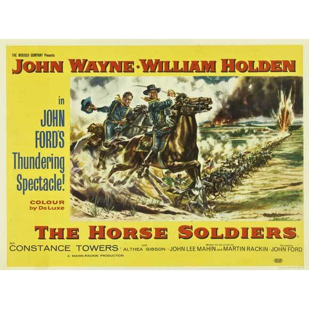 The Horse Soldiers POSTER (30x40) (1959) - Walmart.com - Walmart.com