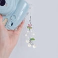 ANXPTIME Small Flower Waterdrop Charm Pendant Chain Phone Straps Pocket ...