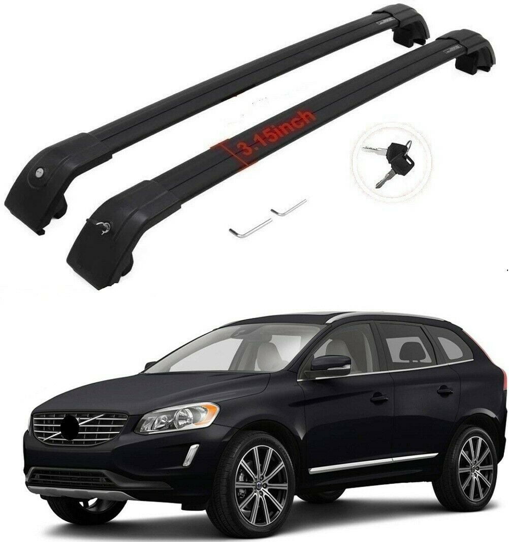 NIXFACE Cross bar for Volvo XC60 2010-2017 Roof Rack Rail luggage cargo ...