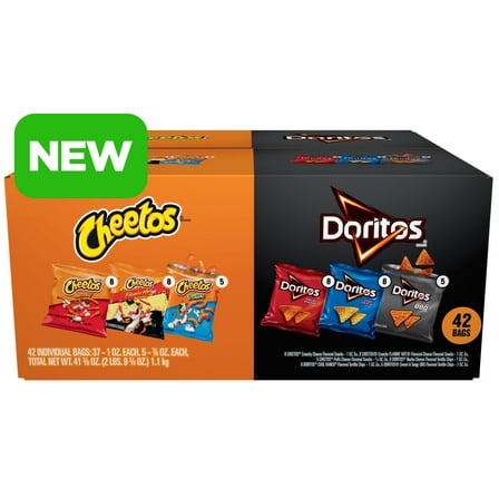 Simply NKD Doritos and Cheetos Chips Taste Test Bundle, 4ct - Walmart.com