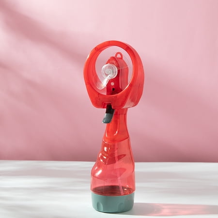 Portable Summer Cooling Water Spray Fan Handheld Battery Powered Water ...