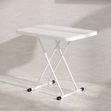 Flash Furniture 30-Inch Granite White Indoor/Outdoor Plastic Folding ...