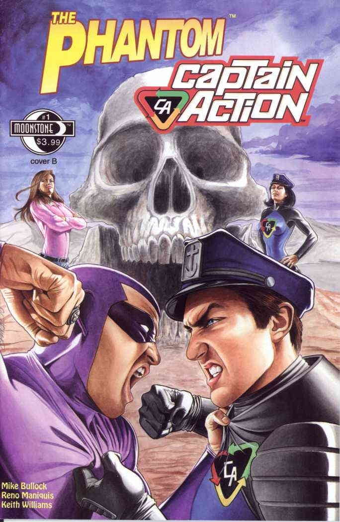 Phantom/Captain Action, The #1B VF ; Moonstone Comic Book - Walmart.com